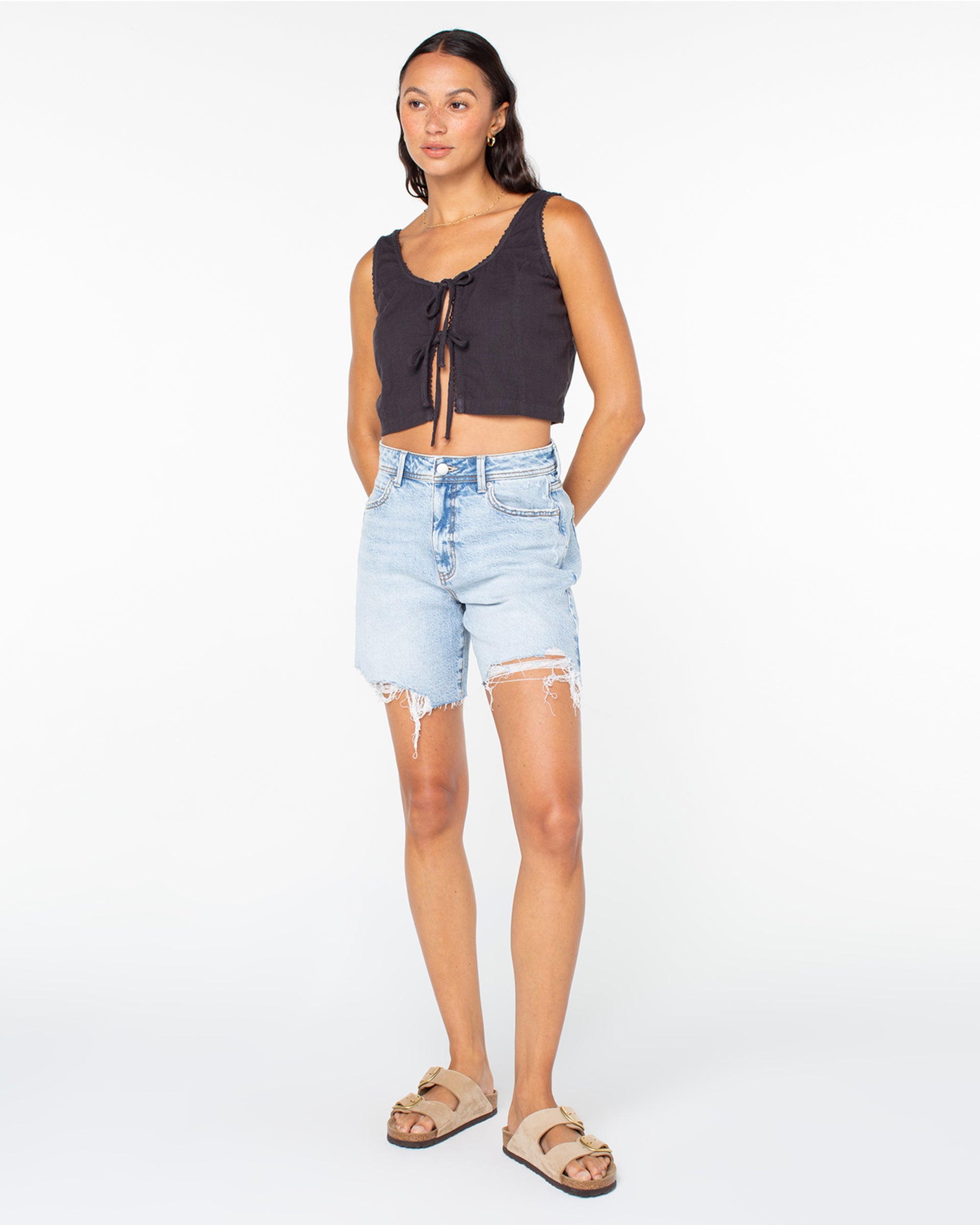 Kayla Tank Top - Phantom Black – Jack's Surfboards