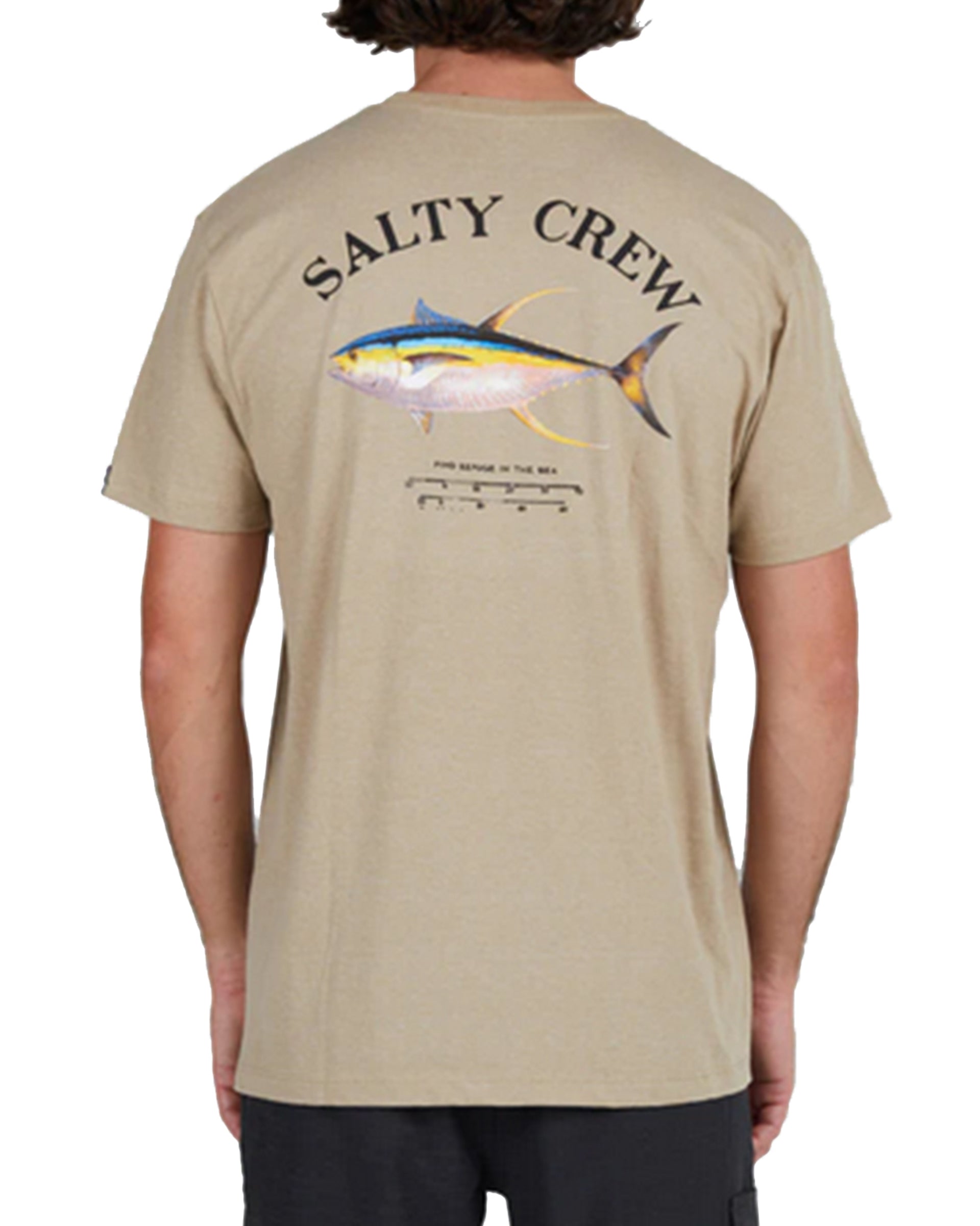 Ahi Mount S/S Tee - Khaki Heather – Jack's Surfboards