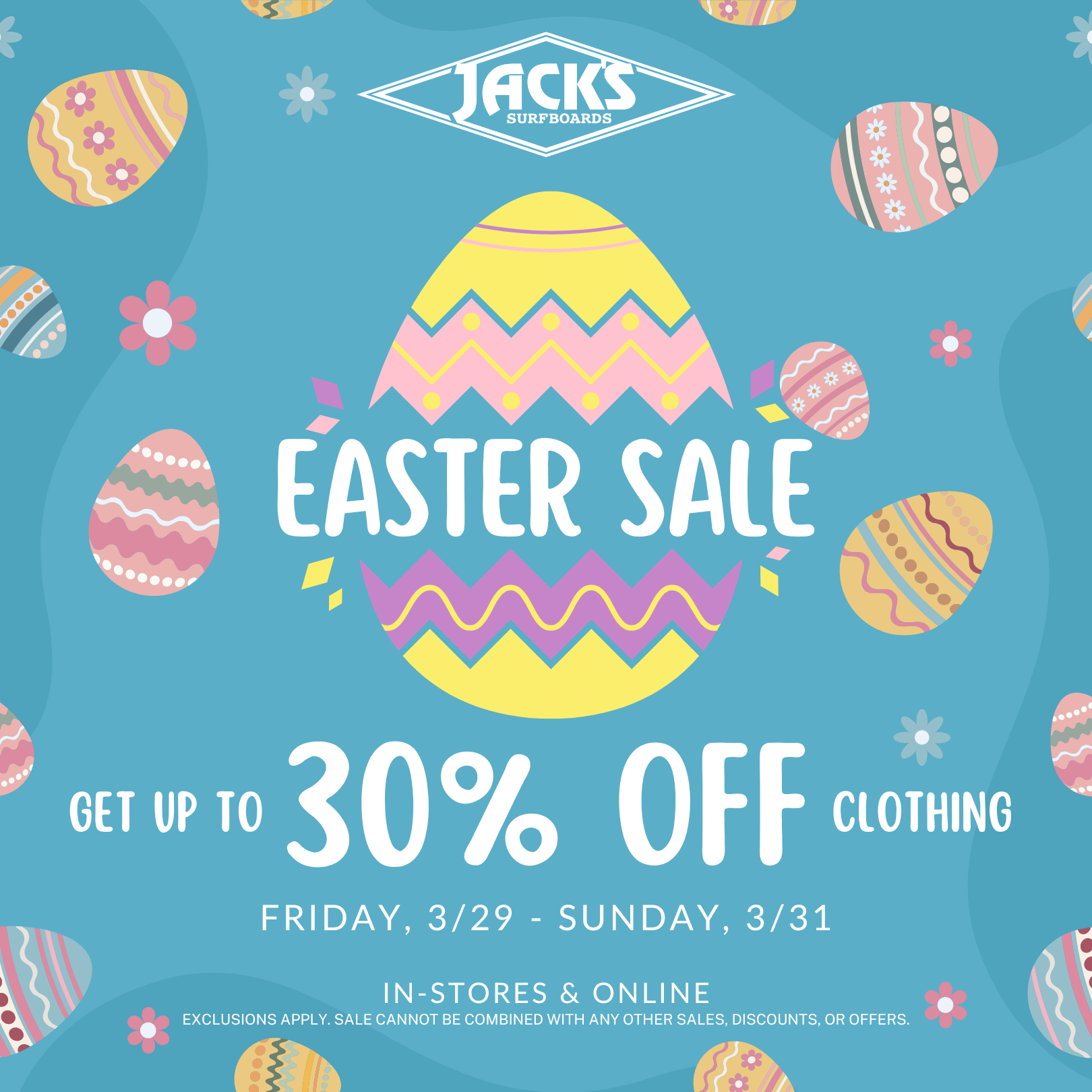 Easter Sale 2024 – Jack's Surfboards