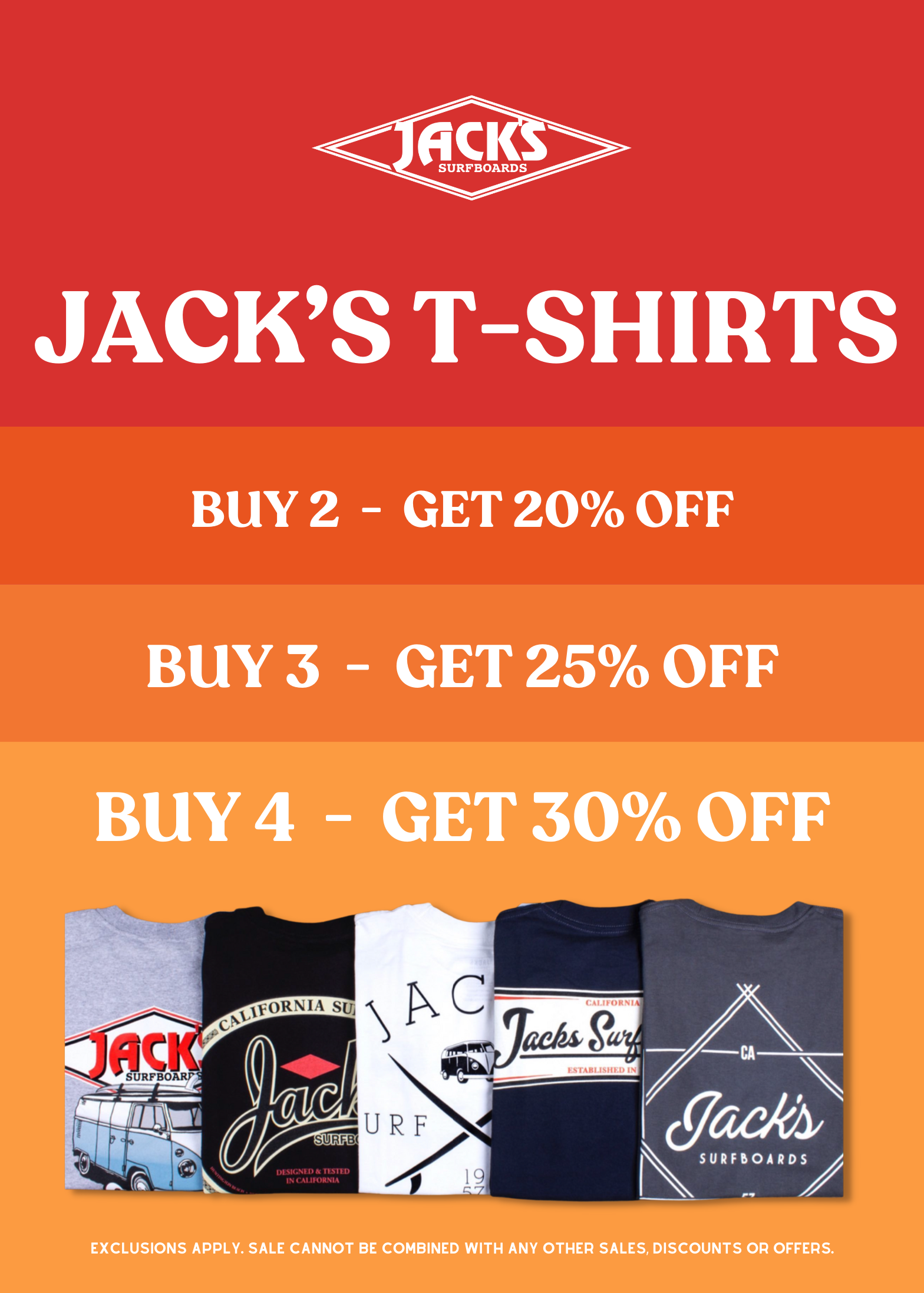 T-Shirts Jacks Bundle – Jack's Surfboards