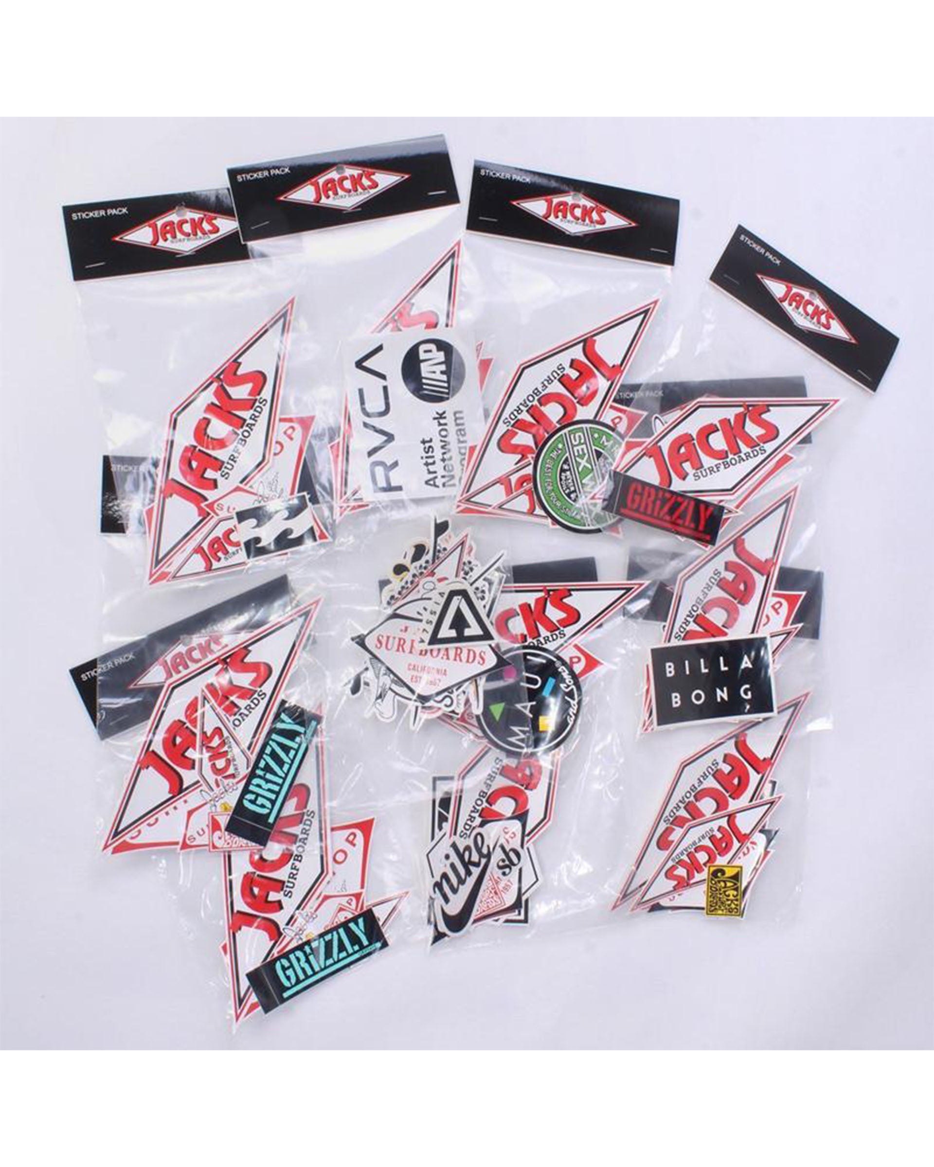 Jack's Sticker Pack - Assorted – Jack's Surfboards