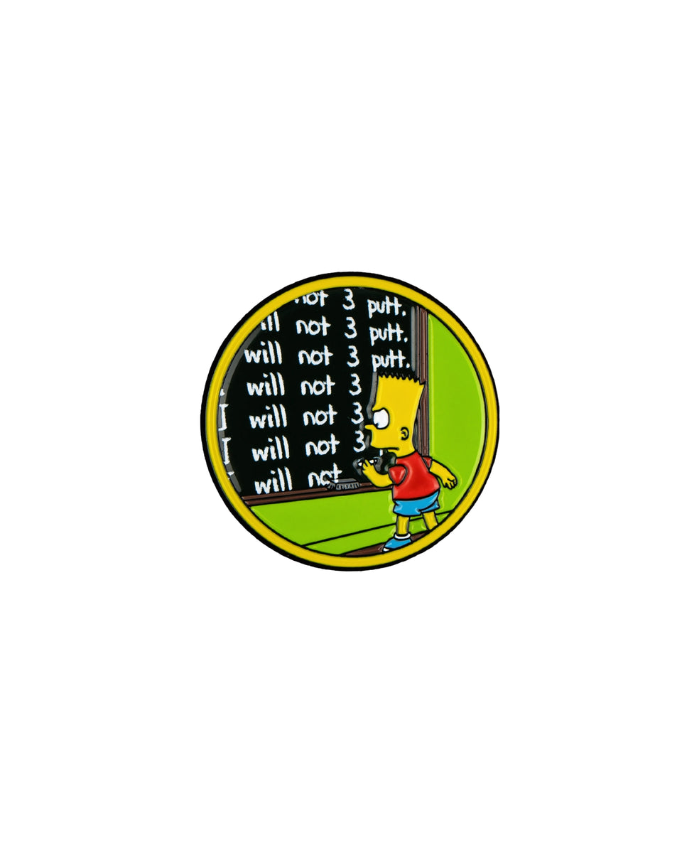‘No 3 Putts’ Ball Marker Enamel Pin – Jack's Surfboards