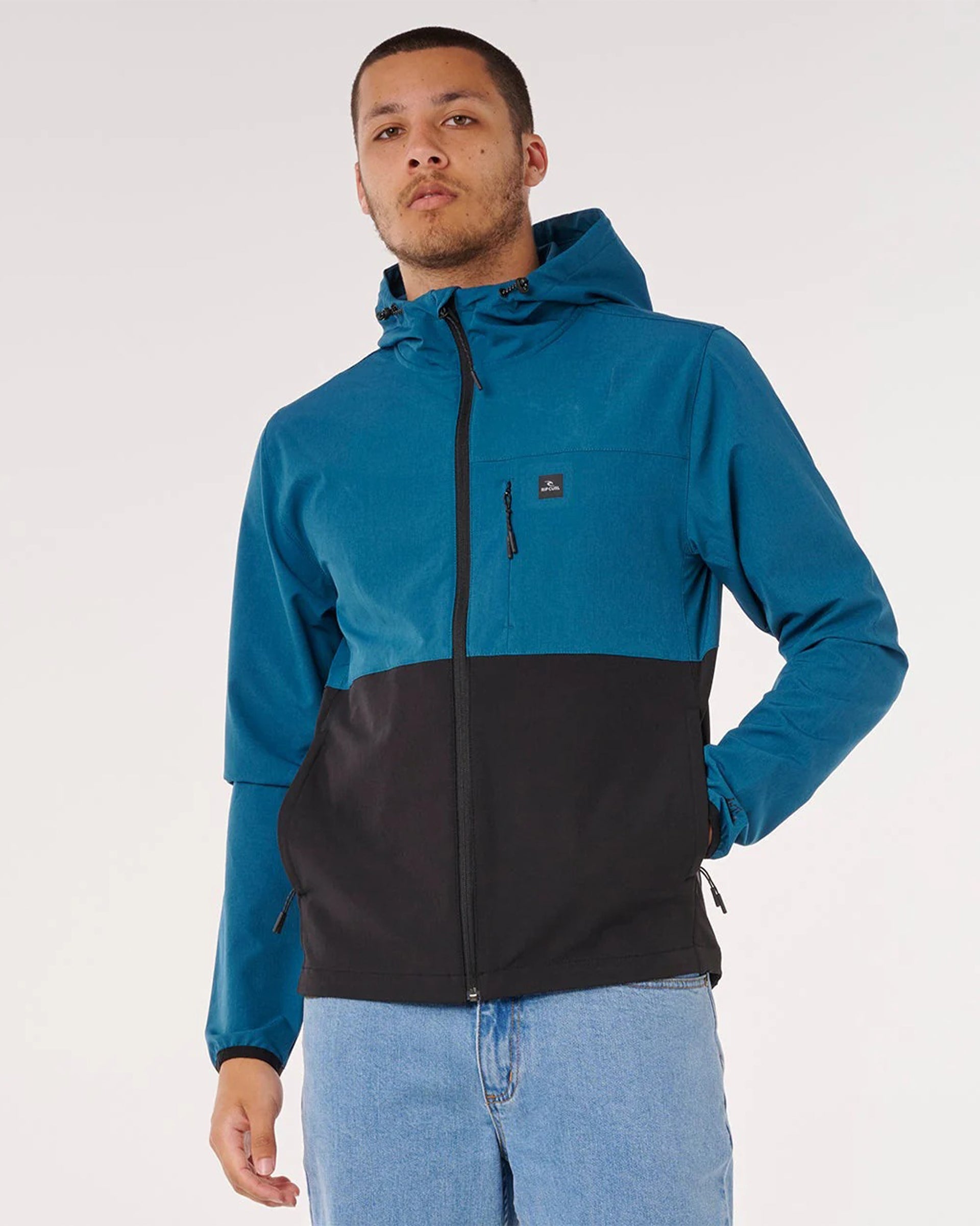 Elite Anti-Series Zip Through Jacket - Deep Ocean – Jack's Surfboards