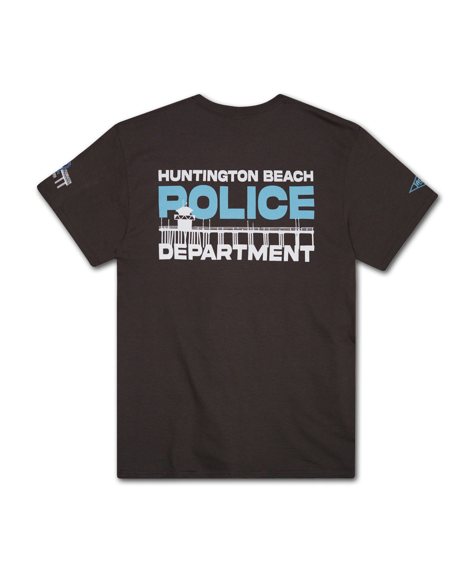 HBPD Stacked Pier S/S Tee - Charcoal – Jack's Surfboards